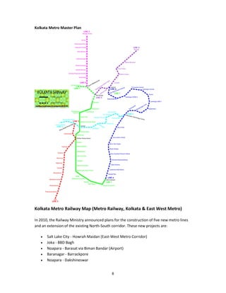 Kolkata Metro Map Pdf