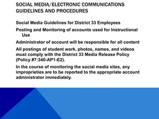 D33 Social Media Guidelines | PPSX