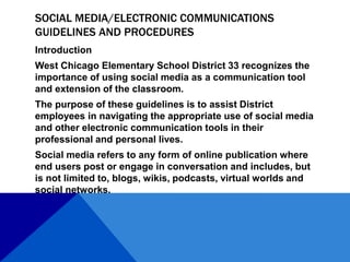 D33 Social Media Guidelines | PPSX