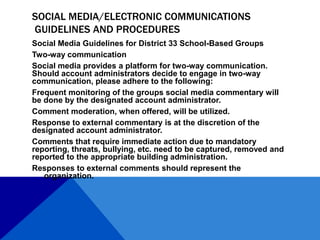 D33 Social Media Guidelines | PPSX