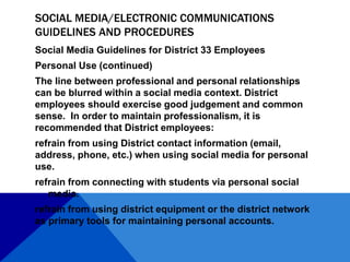 D33 Social Media Guidelines | PPSX