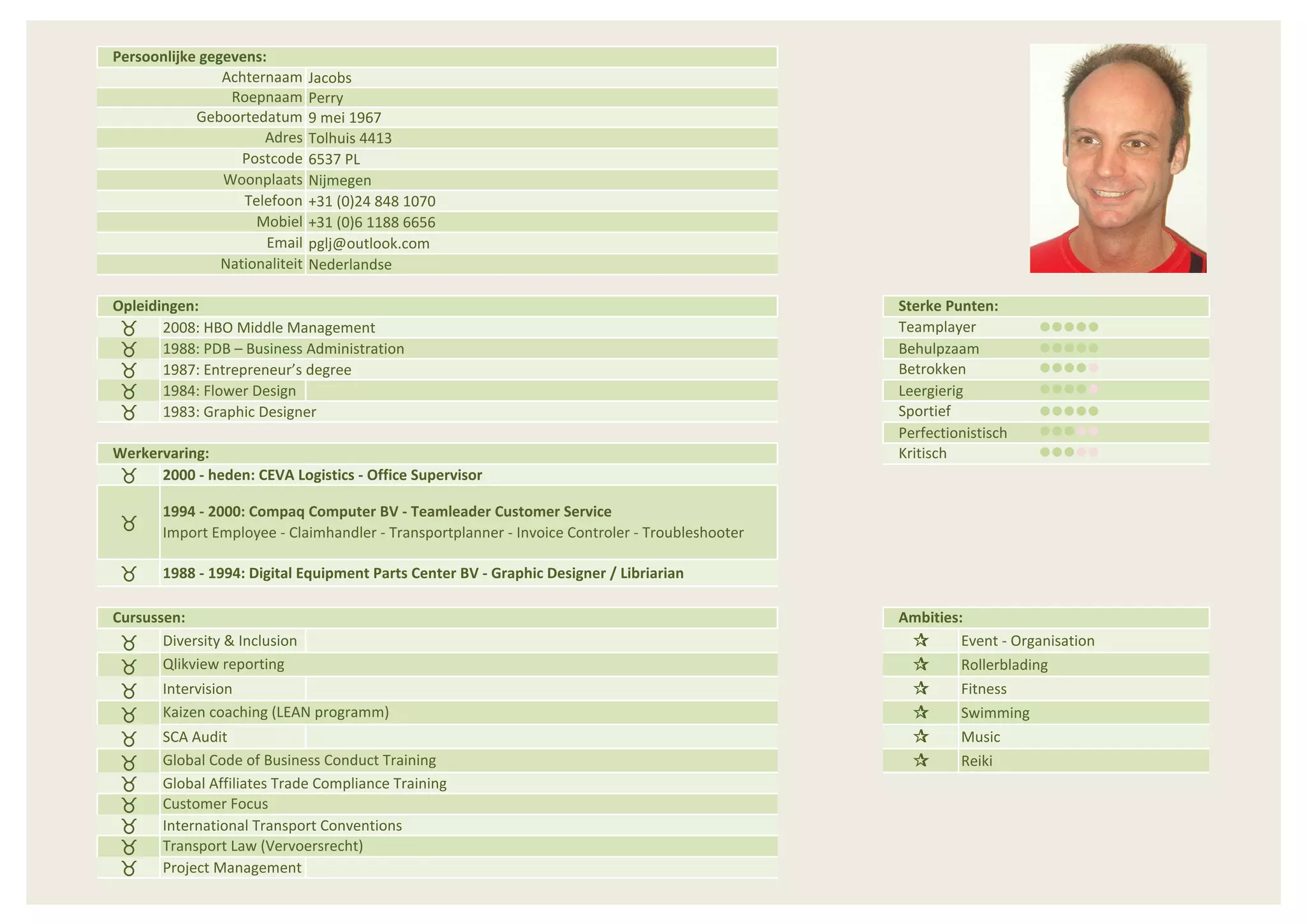 PJ CV Nieuwe style2 | PPT