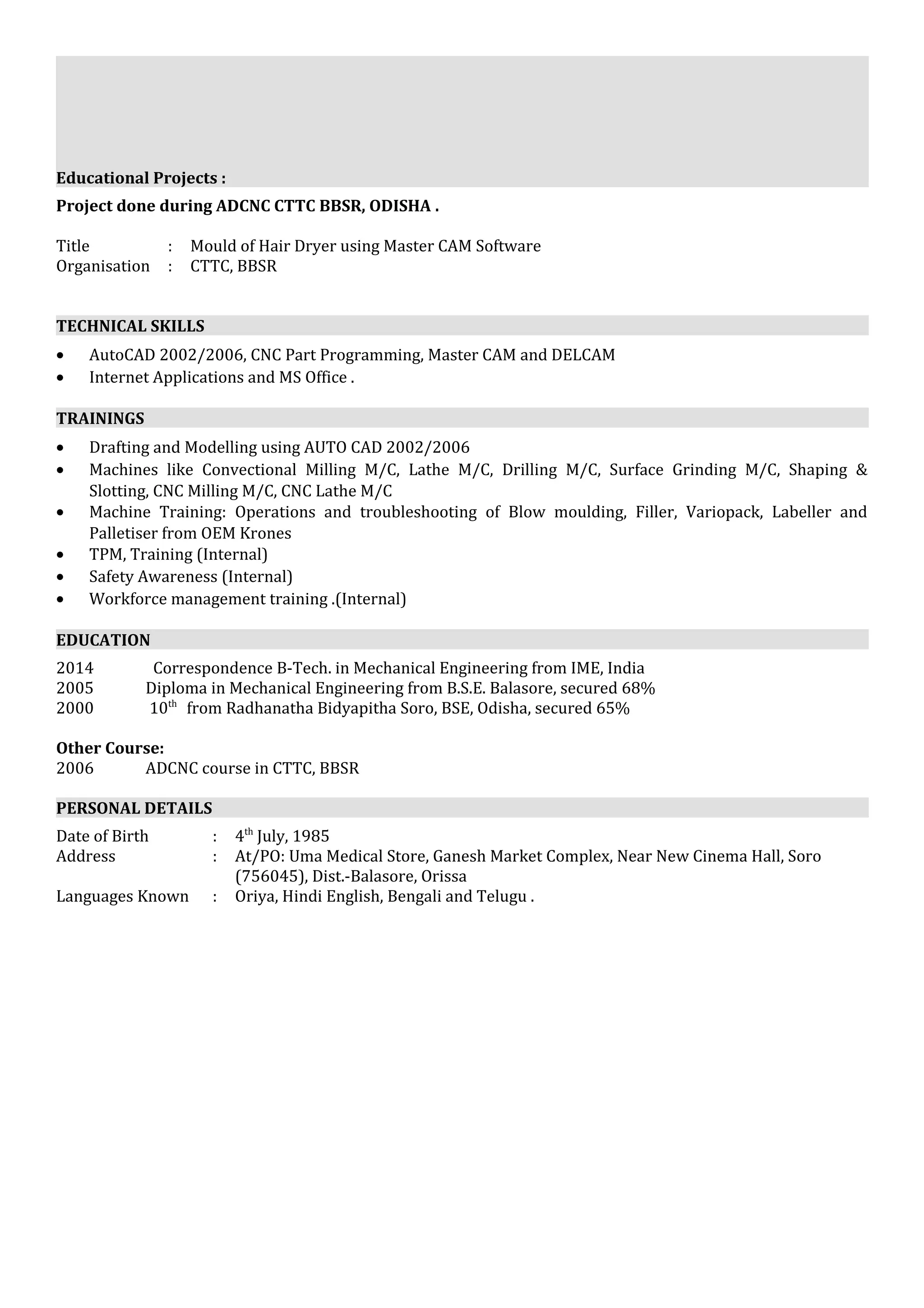 NItya Resume .. | DOC