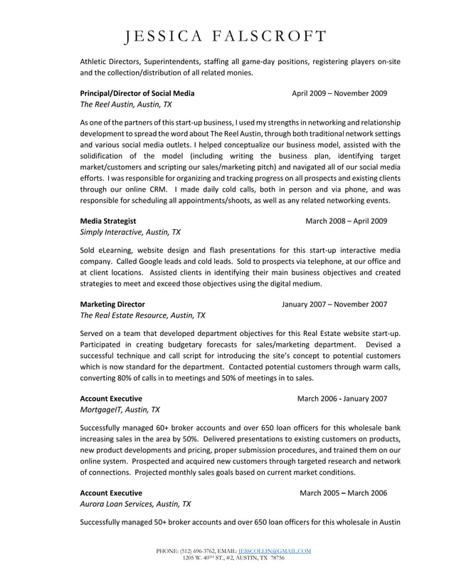 Jessica_Resume 01_2016_admin | PDF