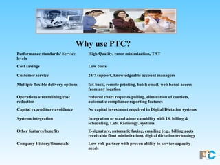 PTC Presentation September 2015 | PPT