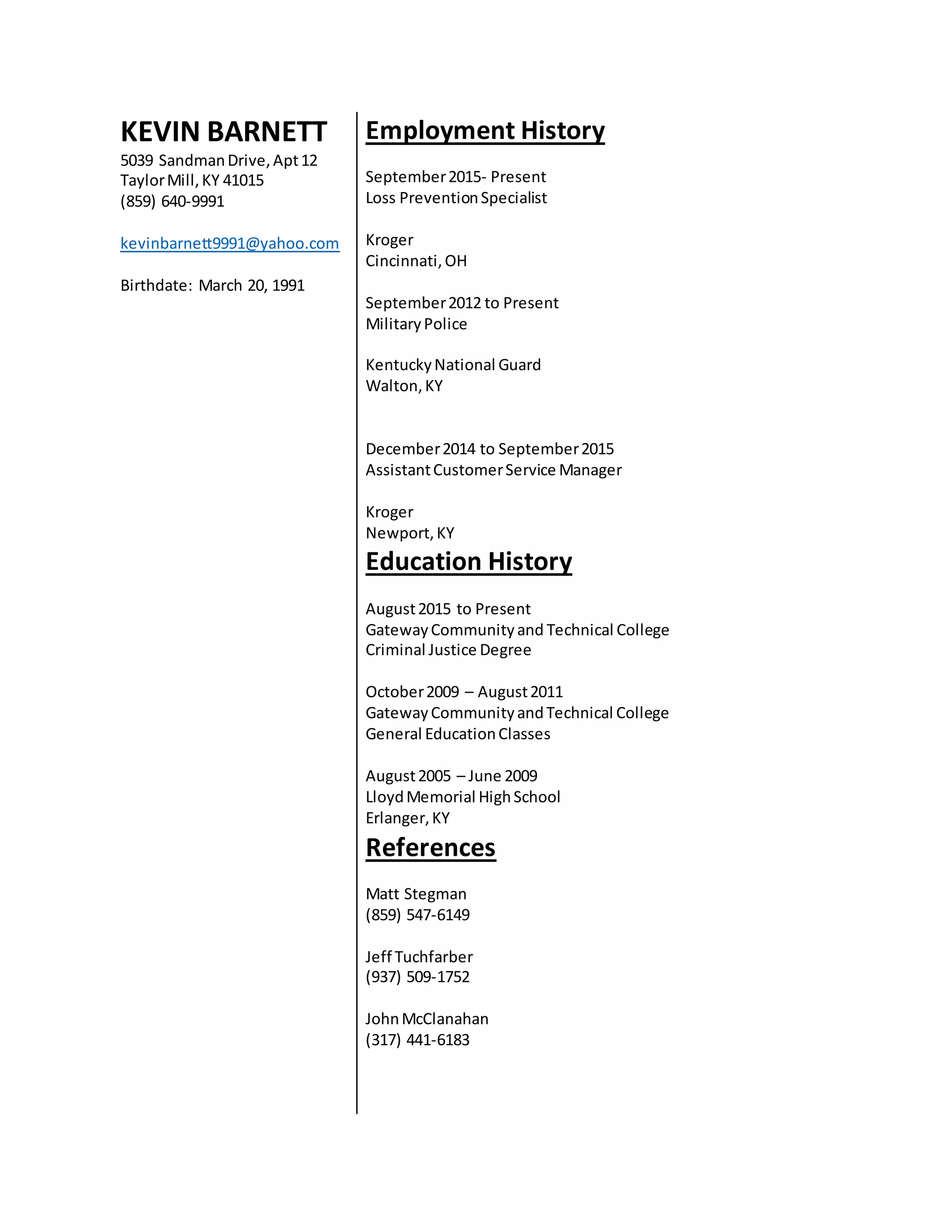kevinresume | PDF