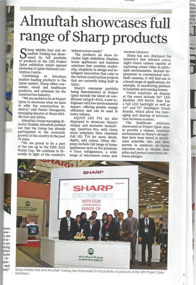 Project Qatar_Sharp Press Release_5th May'15 | PDF