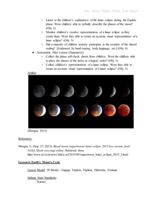 E328 Unit and Lesson | PDF