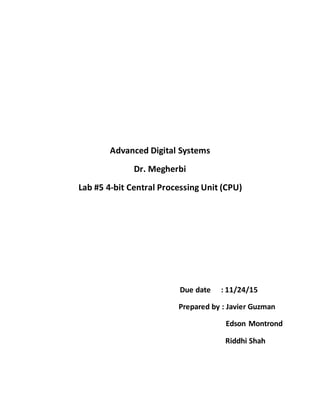 ADS Lab 5 Report | PDF