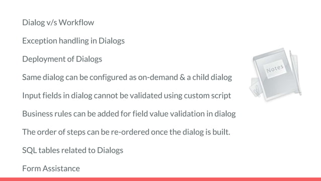 D365 Dialogs Concepts & Facts | PPT