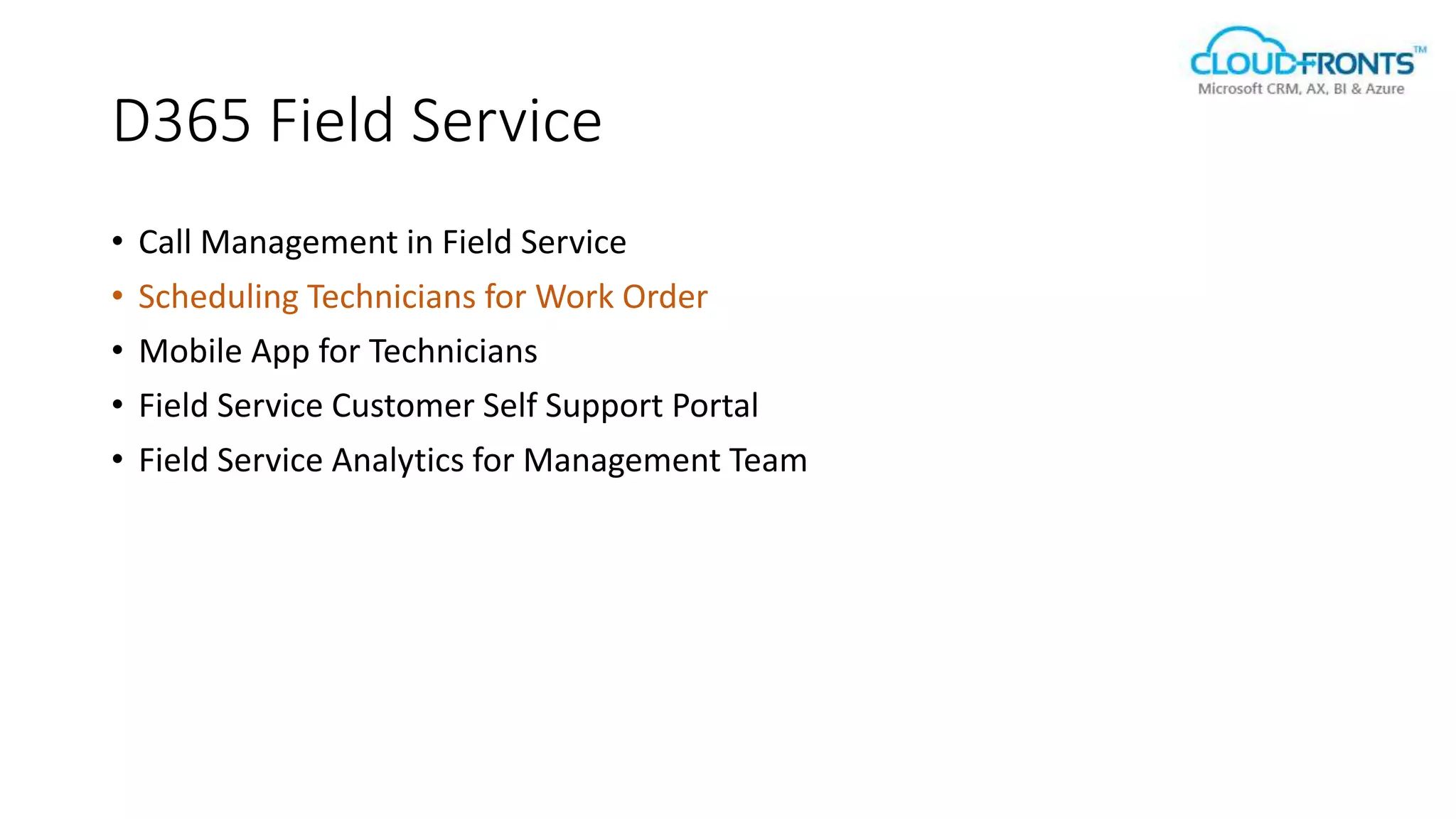 D365 Field Service | PPTX