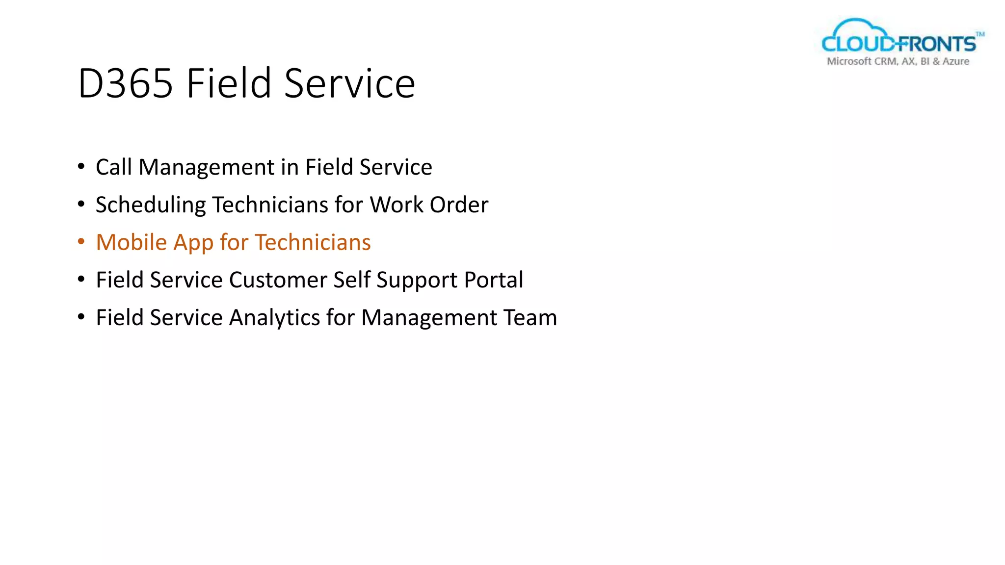 D365 Field Service | PPTX