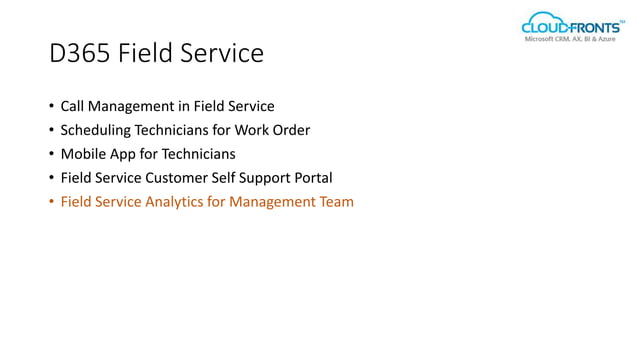 D365 Field Service | PPTX