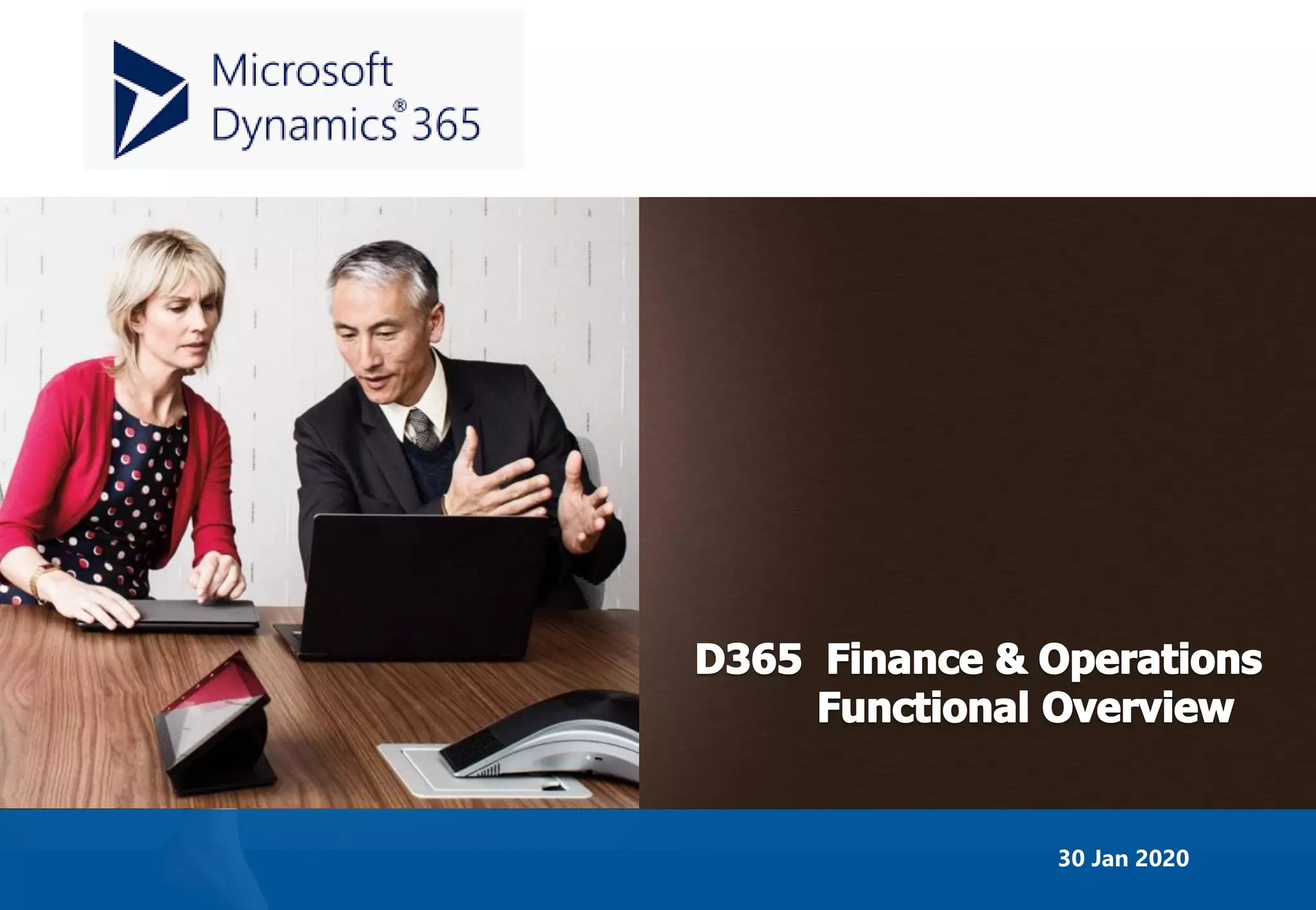 D365 Finance and Operations With AX 2012 R3 (Introduction) | PDF