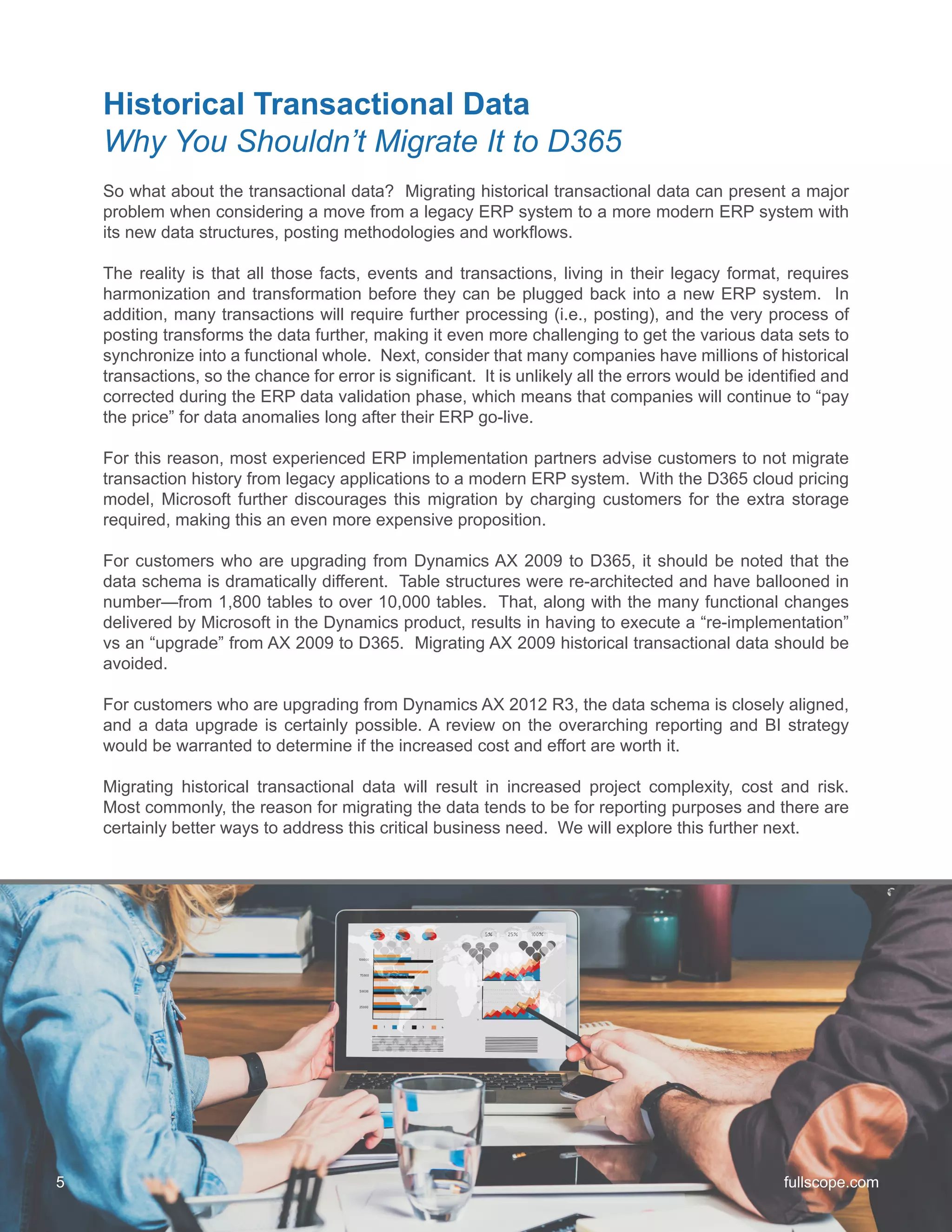 Considerations for Data Migration D365 Finance & Operations | PDF