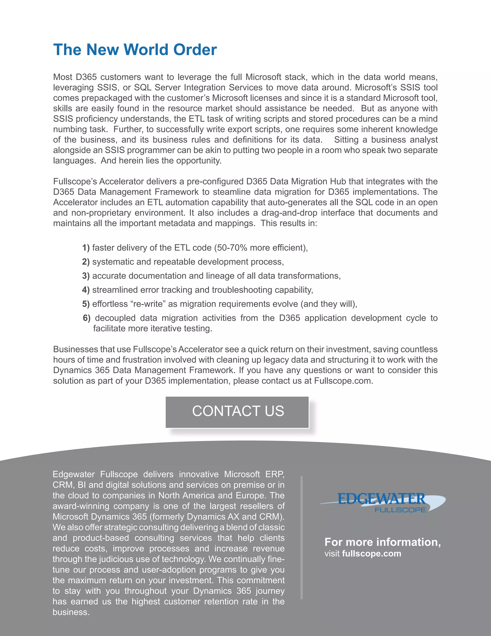 Considerations for Data Migration D365 Finance & Operations | PDF