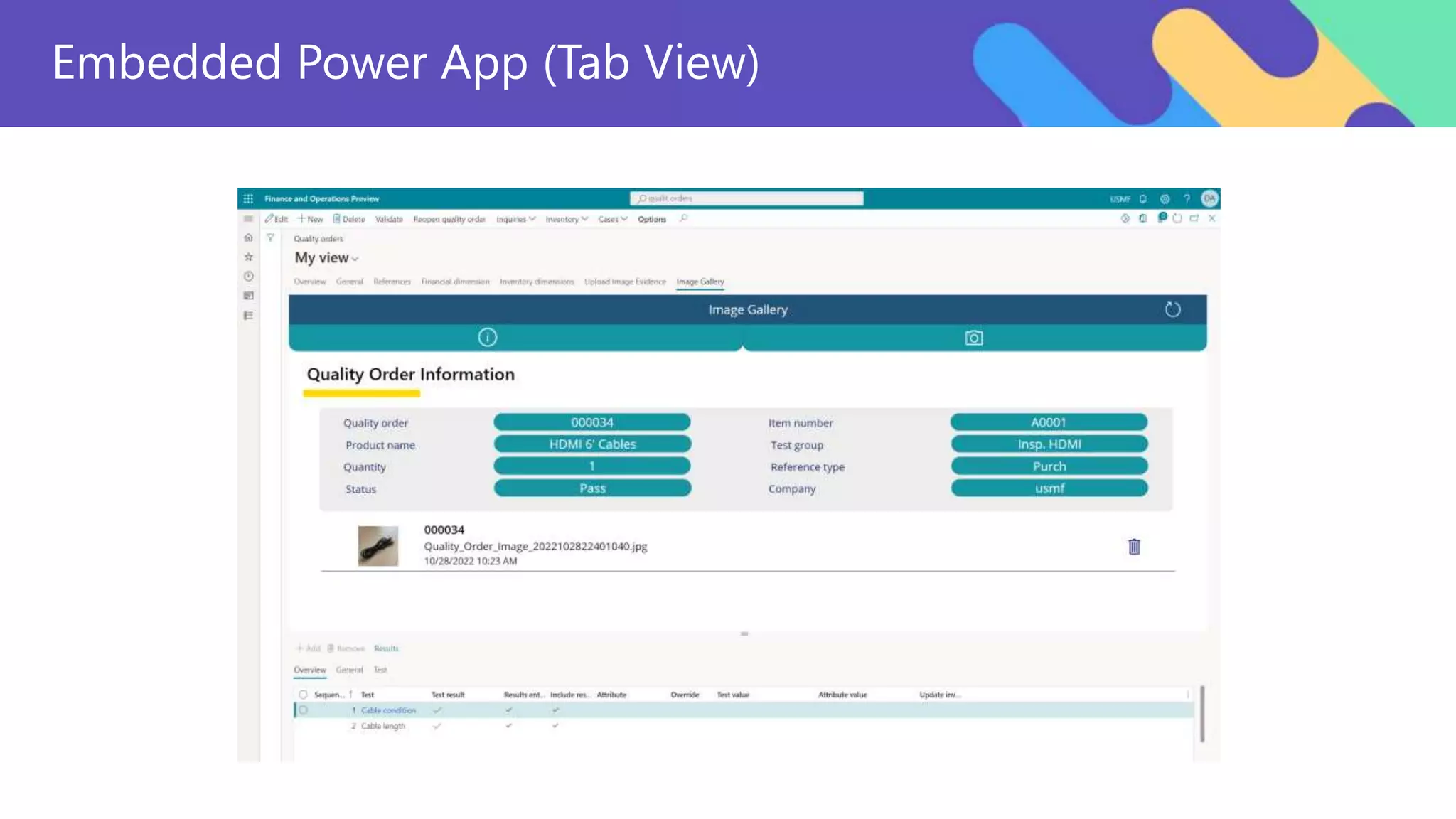 D365 F&SCM & Power App (Quality Management) | PPTX