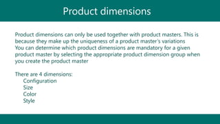 Product information management in Microsoft Dynamics 365 for Finance ...