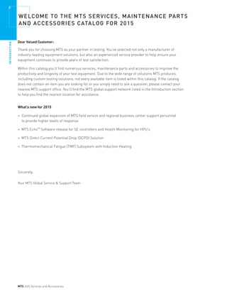 MTS Catalog_2015 | PDF