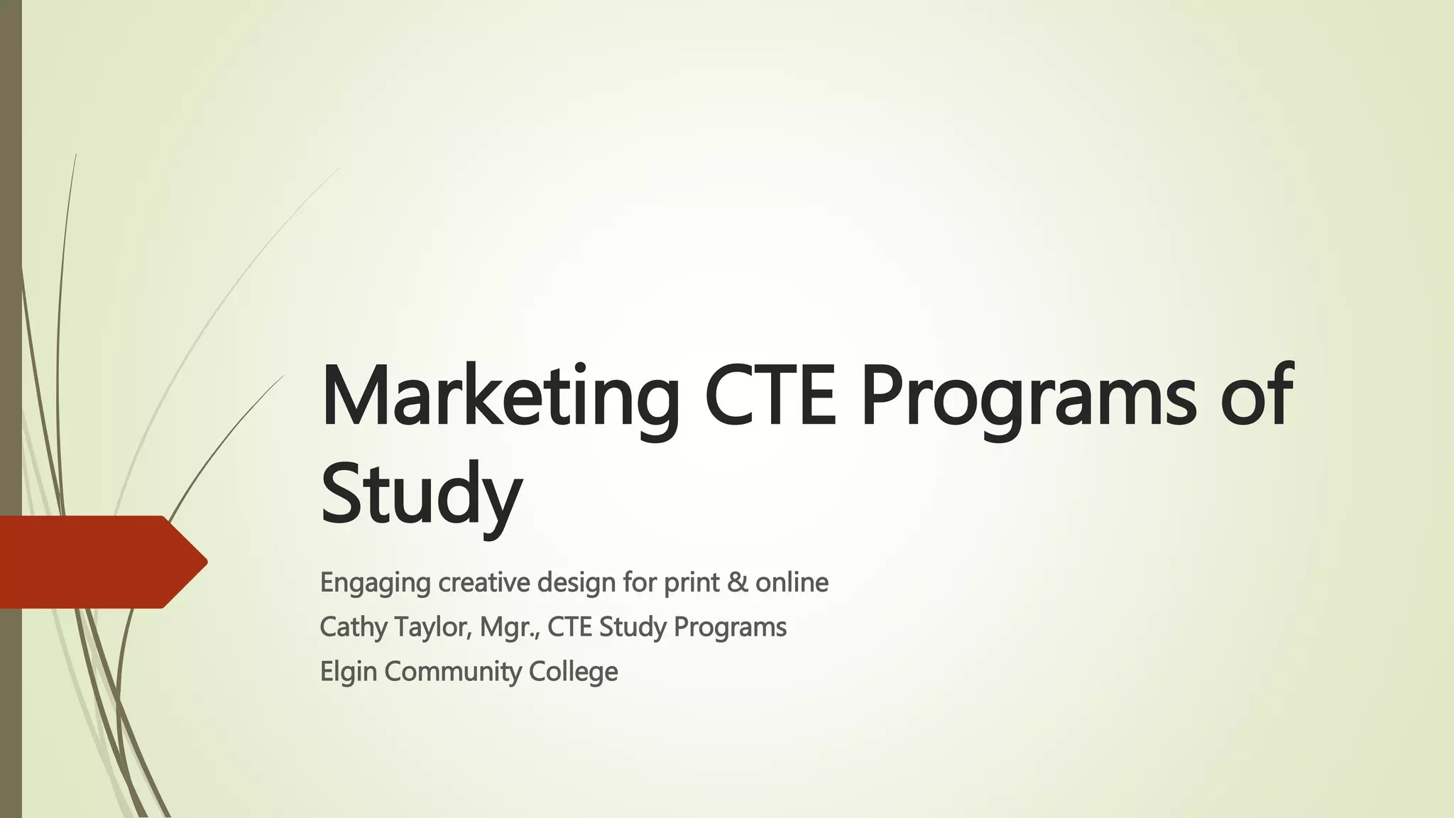 CTE Brochure Project FINAL | PPT