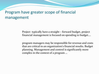Program Management | PPT