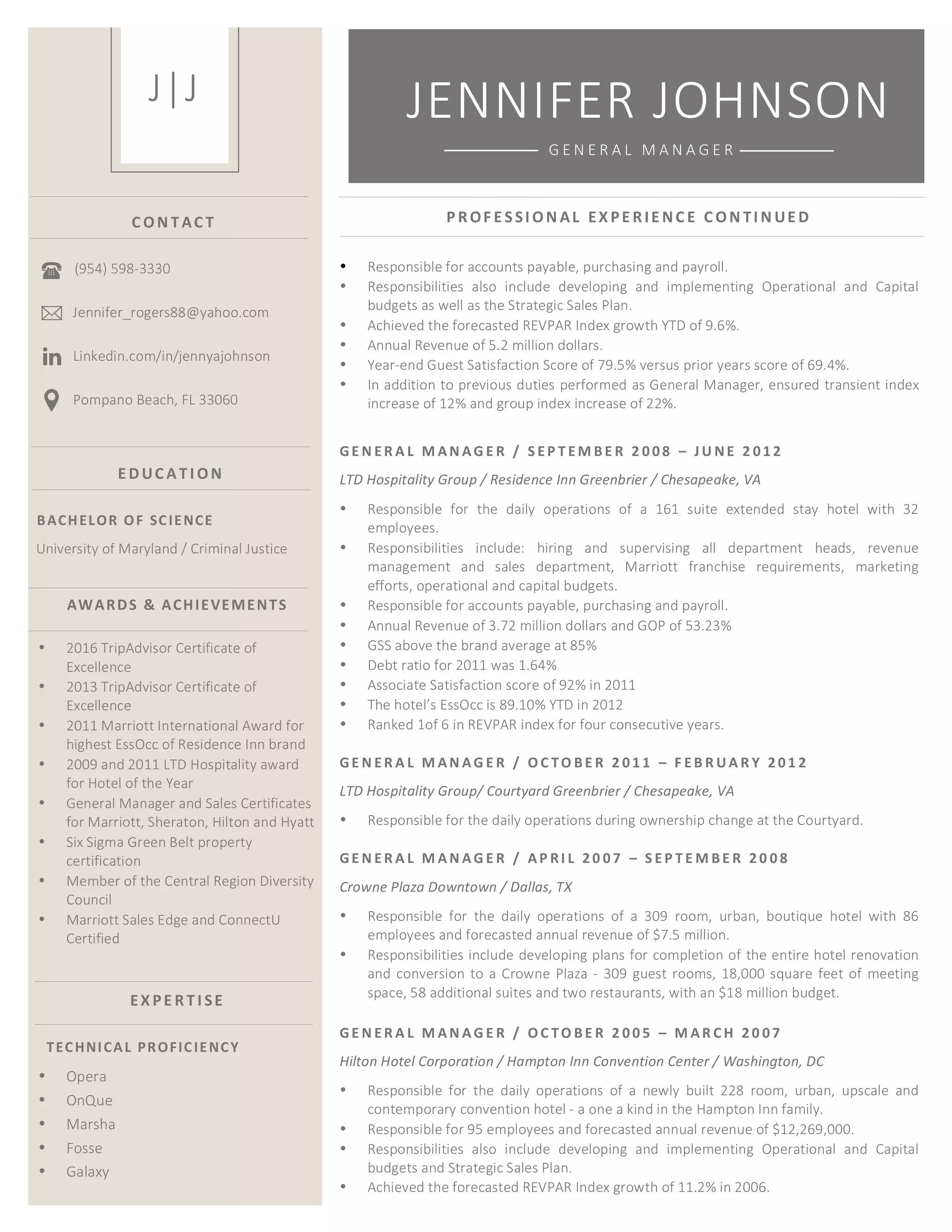 Jennifer Johnson Resume | PDF