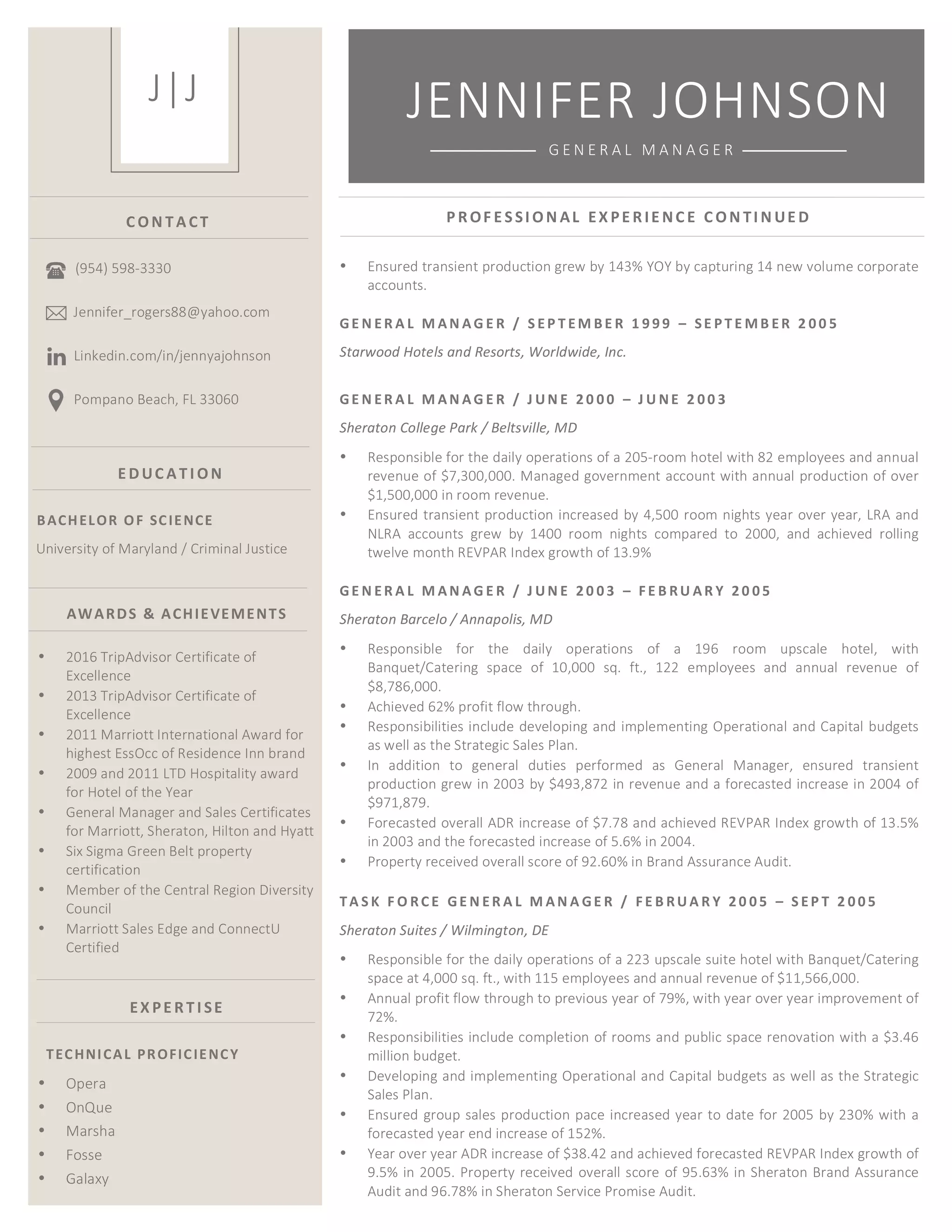 Jennifer Johnson Resume | PDF