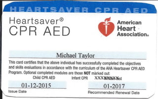 CPR Card | PDF