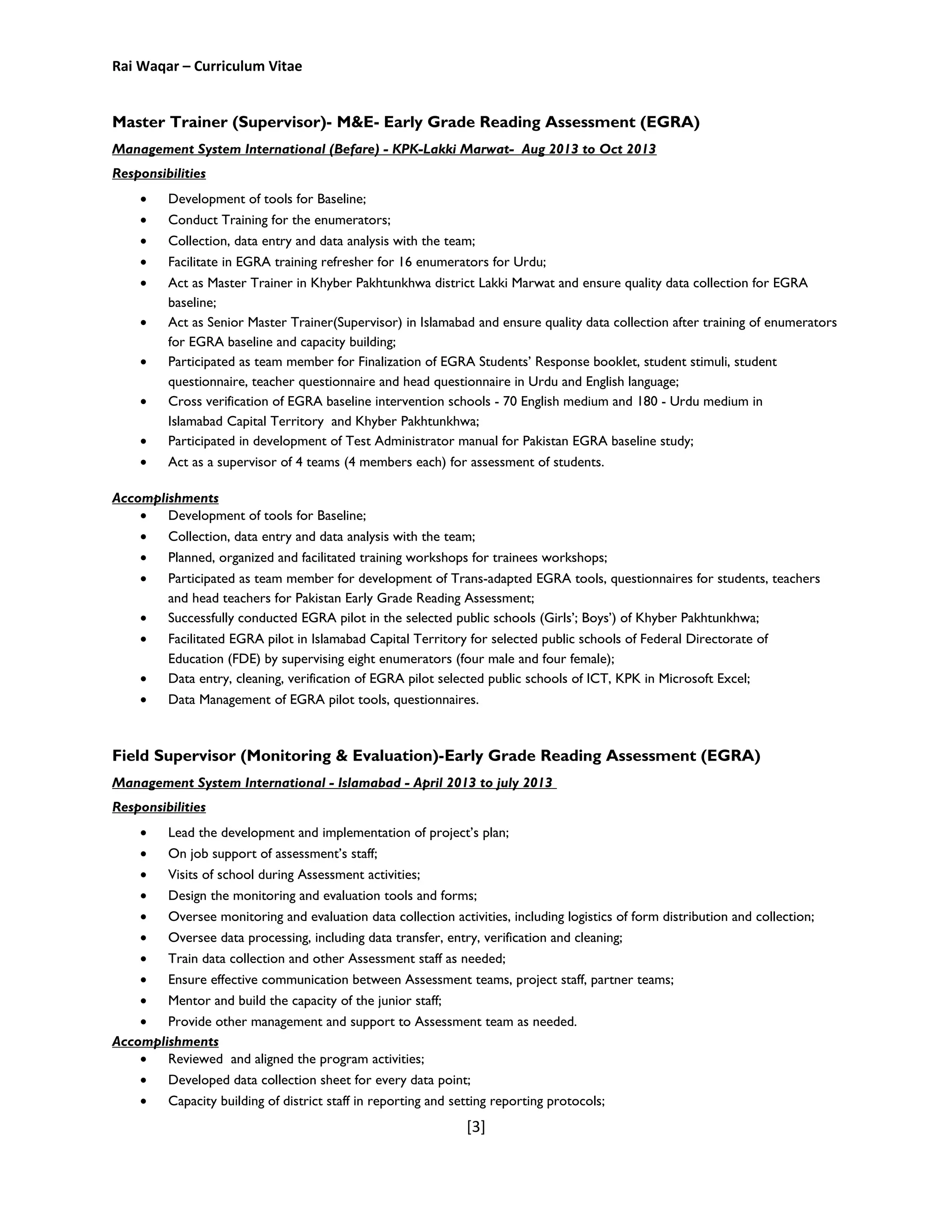 Rai Curriculum Vitae | PDF