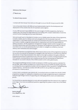 Nick Denyer_DJ Reference Letter | PDF