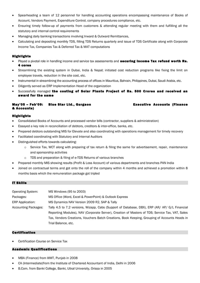 Resume Trinatha Parida | PDF