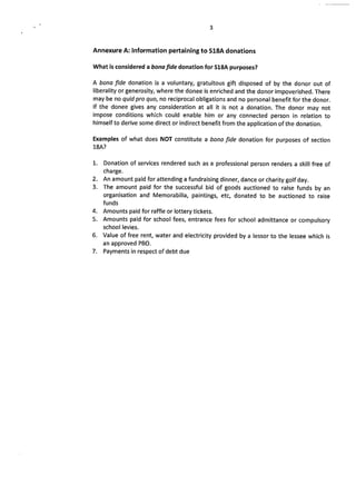 SARS PBO letter | PDF