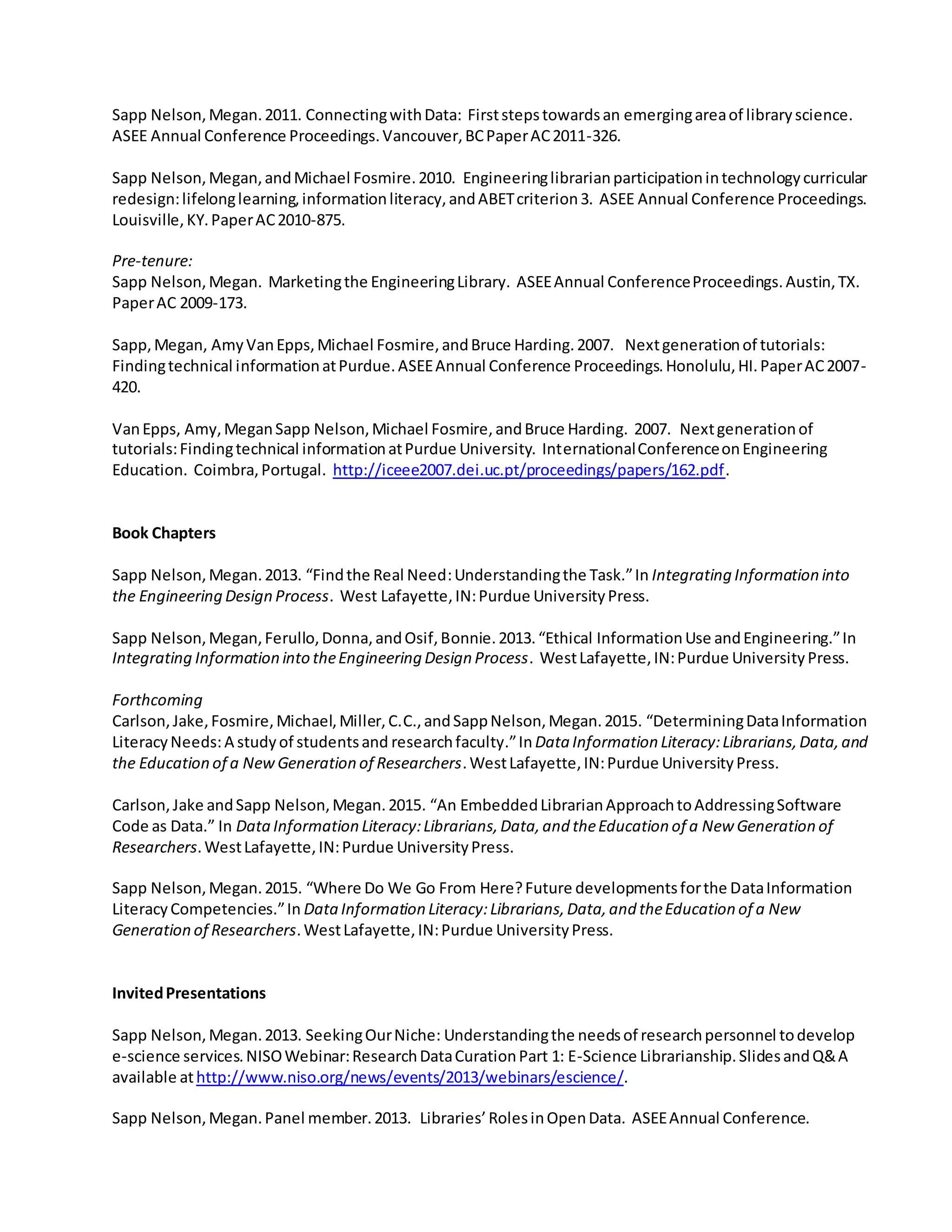 Sapp Nelson CV 20150401 | PDF