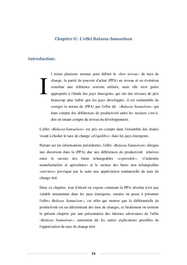 effet balassa samuelson