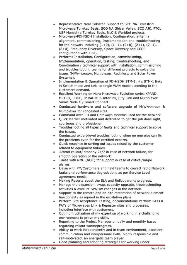 tahir.resume | DOC | IT and Internet Support | Internet