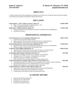 resume packet