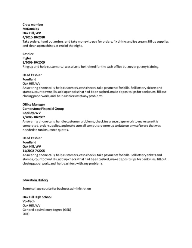 Sara Scott resume | DOCX | Business | Business and Finance