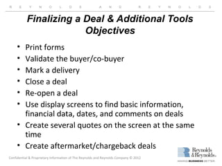 FIN105 (Finalizing a Deal & Additional Tools) | PPT
