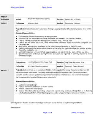 SwatiKumari_Profile | PDF