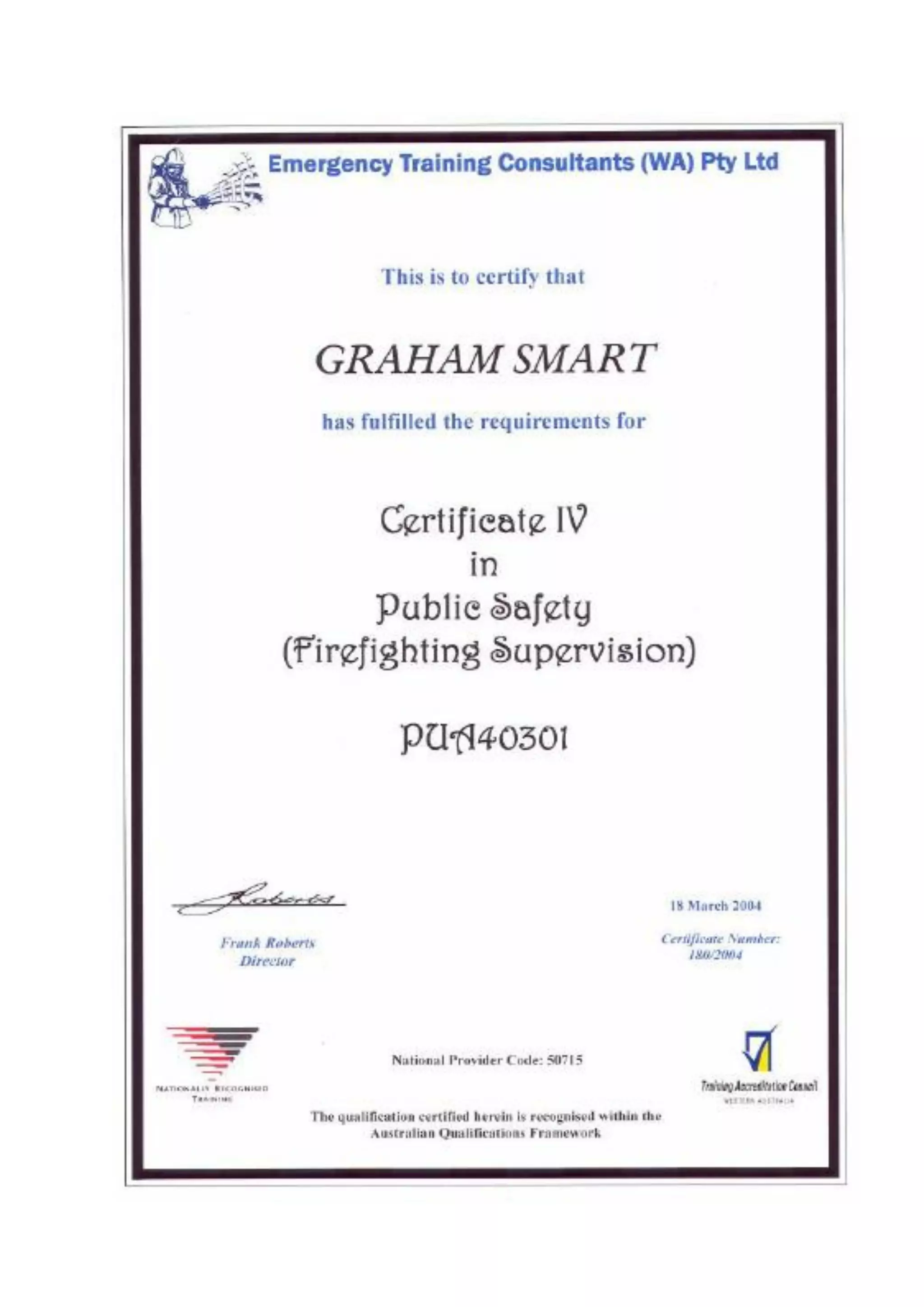 Cert IV in Public Safety Fire Fighting Supervision | PDF
