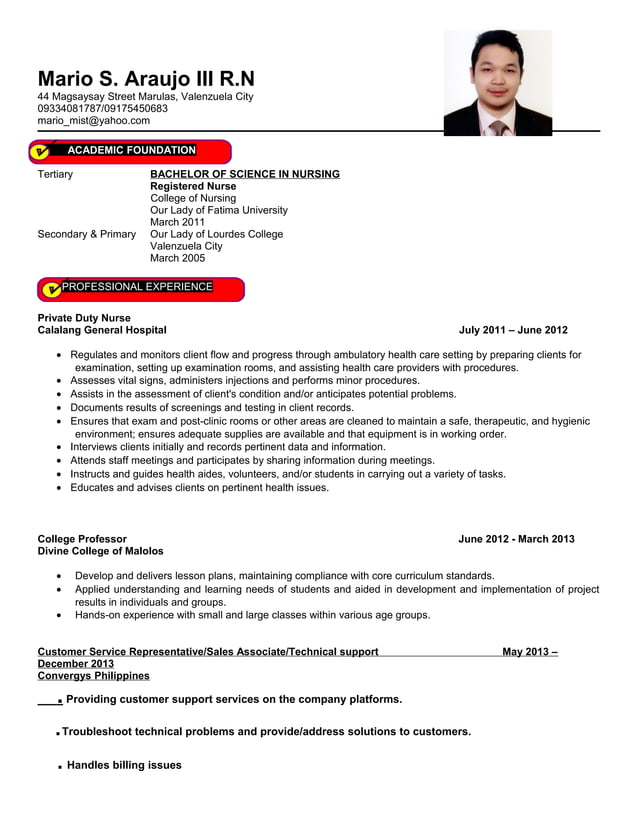 Mario-Resume-4 | DOC