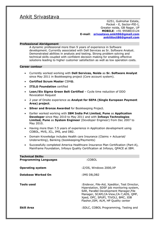 Ankit.Srivastava | PDF