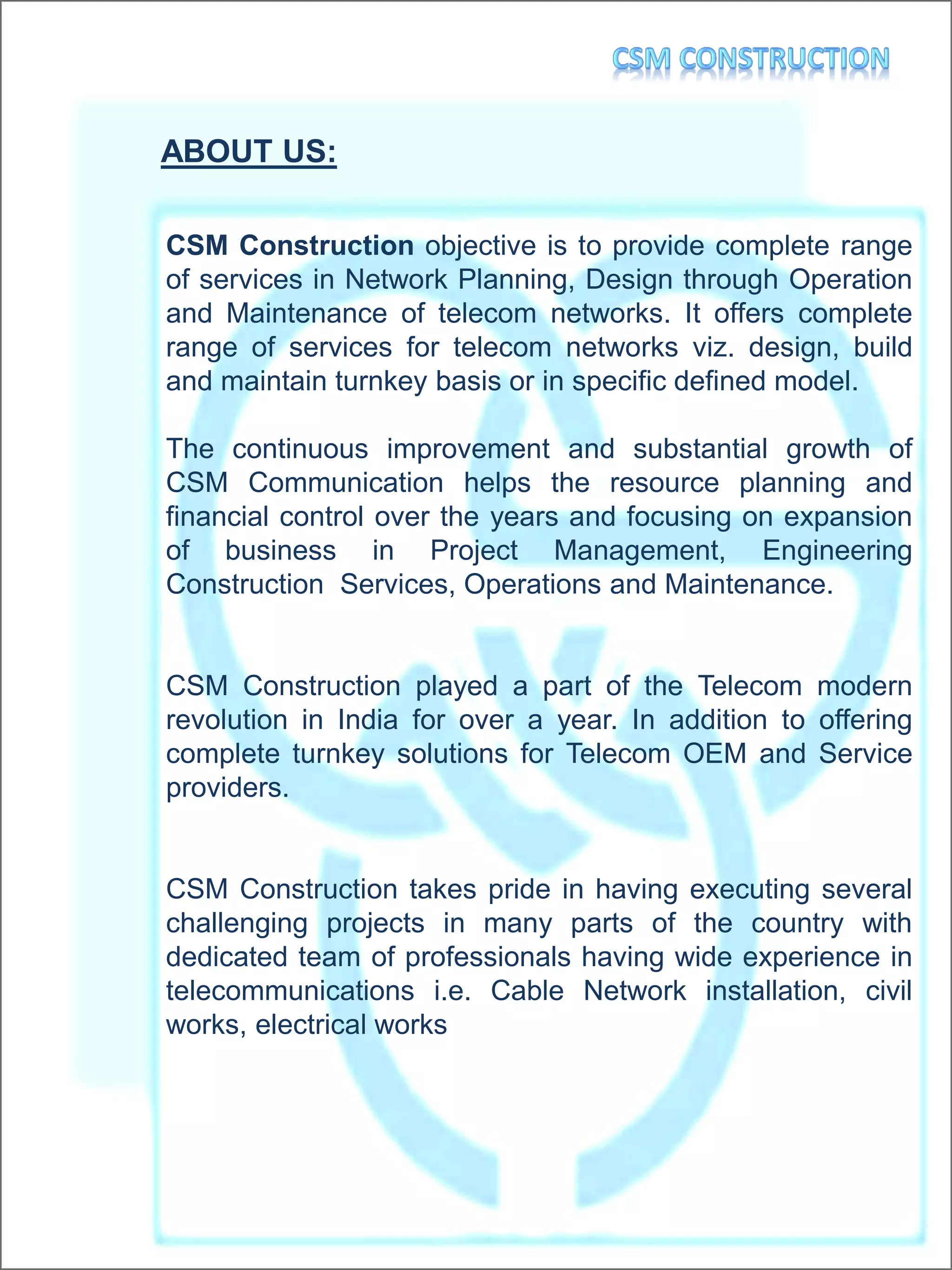 CSM_Profile | PDF