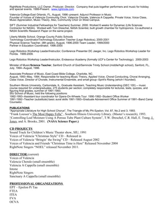JAMES JONES RESUME 1-29-16 | DOC | World/International Music | Music