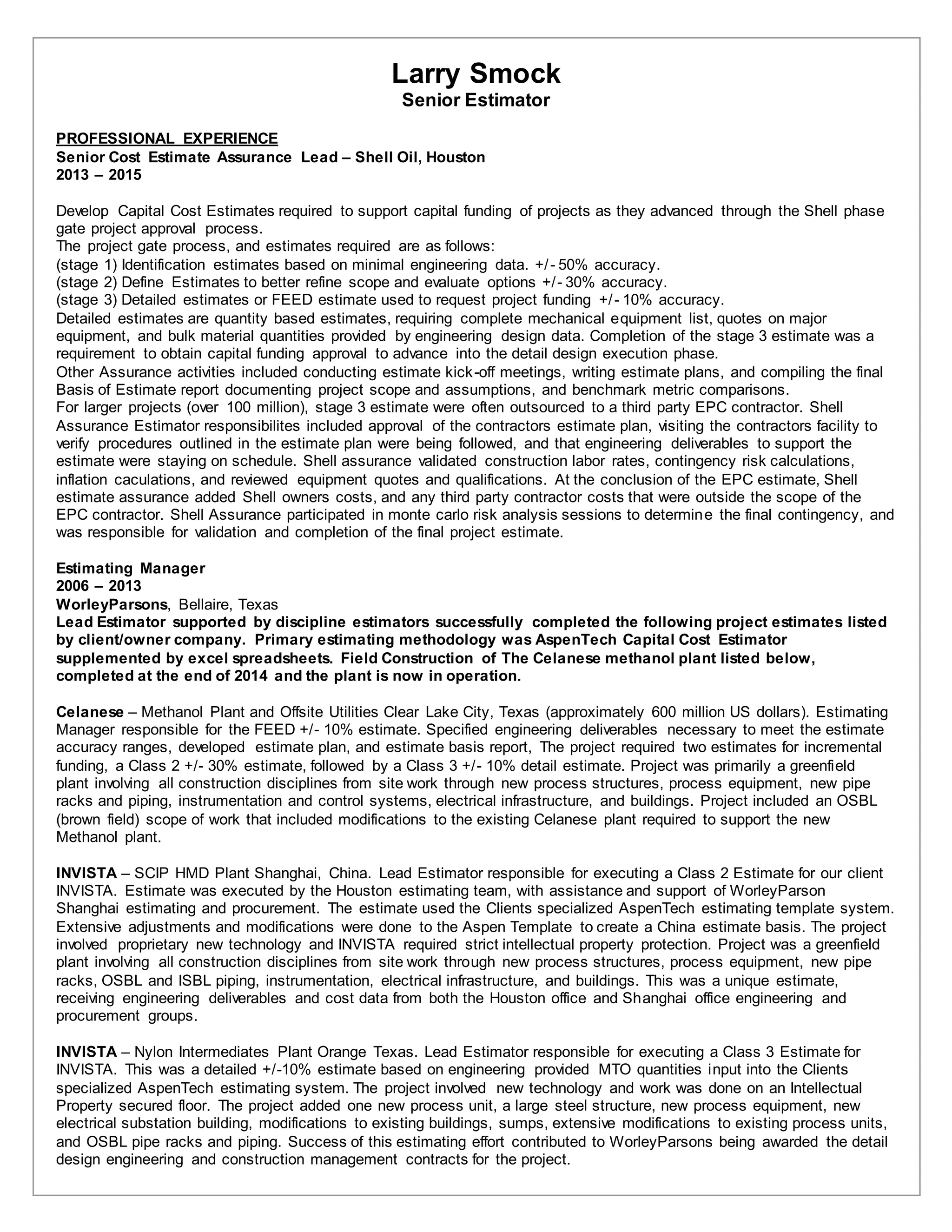 LarrySmock Resume 3_24_2015 | DOCX