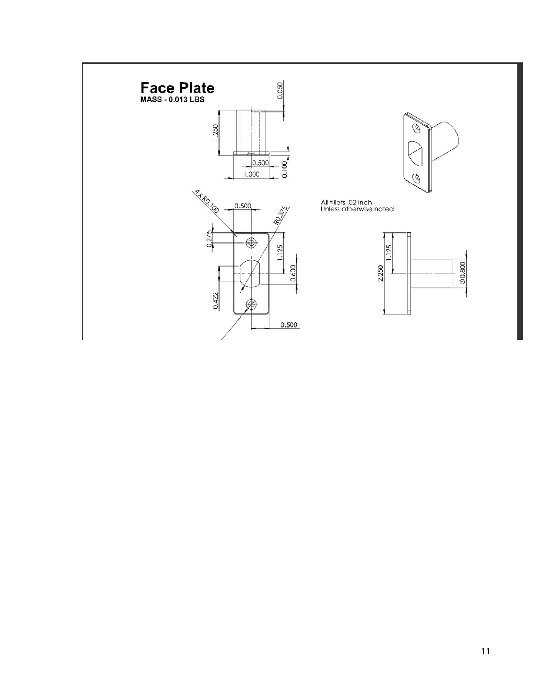 Design of a Handle Mechanism (Solidworks) | PDF