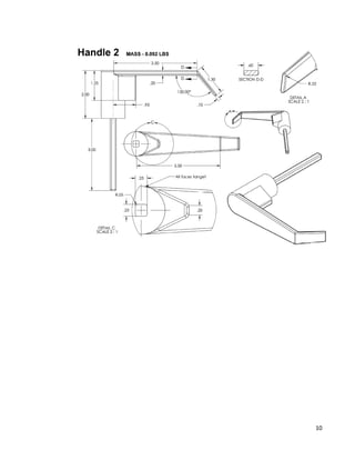 Design of a Handle Mechanism (Solidworks) | PDF