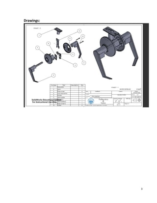Design of a Handle Mechanism (Solidworks) | PDF