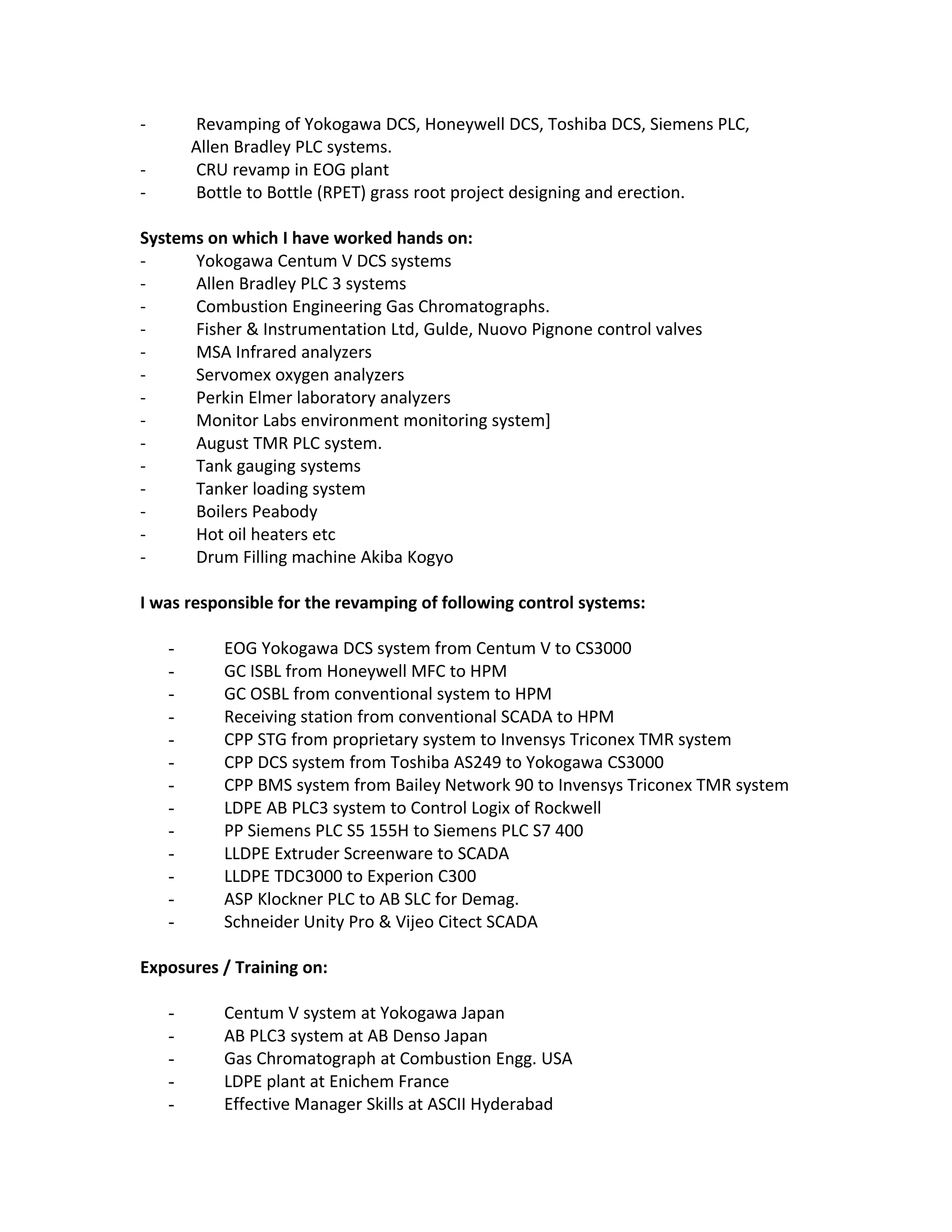 VY SUNDAR RESUME | PDF