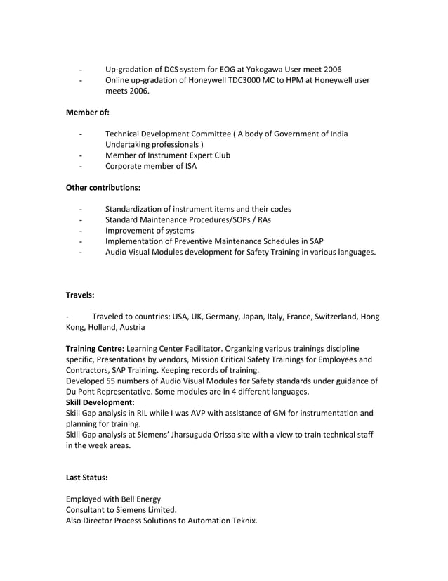VY SUNDAR RESUME | PDF